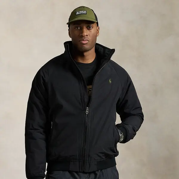 Ralph Lauren Raglan-Sleeve Jacket In Polo Black - 50% Off